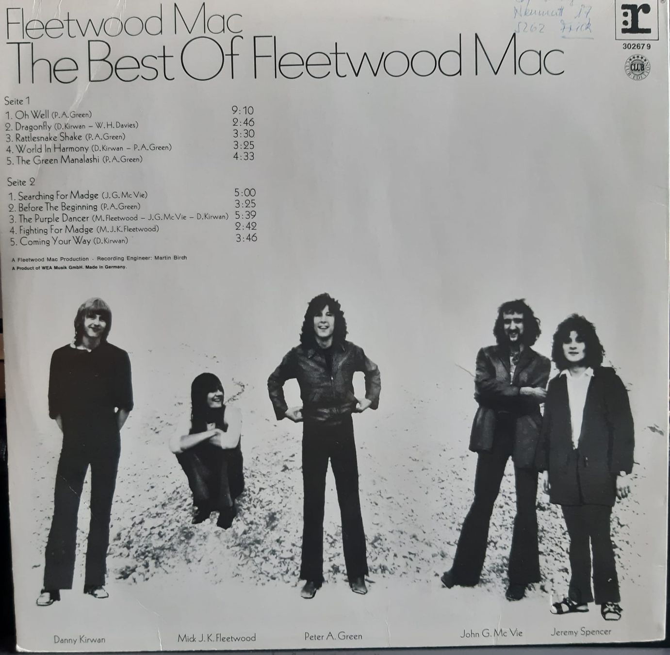 FLEETWOOD MAC: The best of Fleetwood Mac: REPRISE: 30267-9 (Gebraucht ...