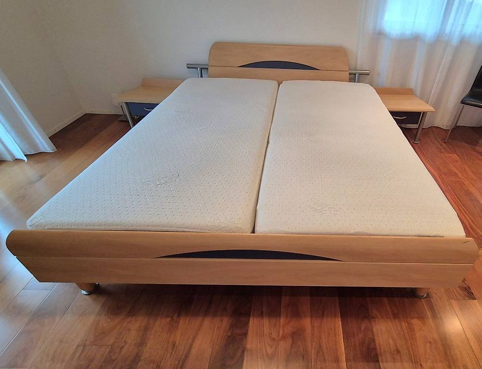 Doppelbett 2 Matratzen