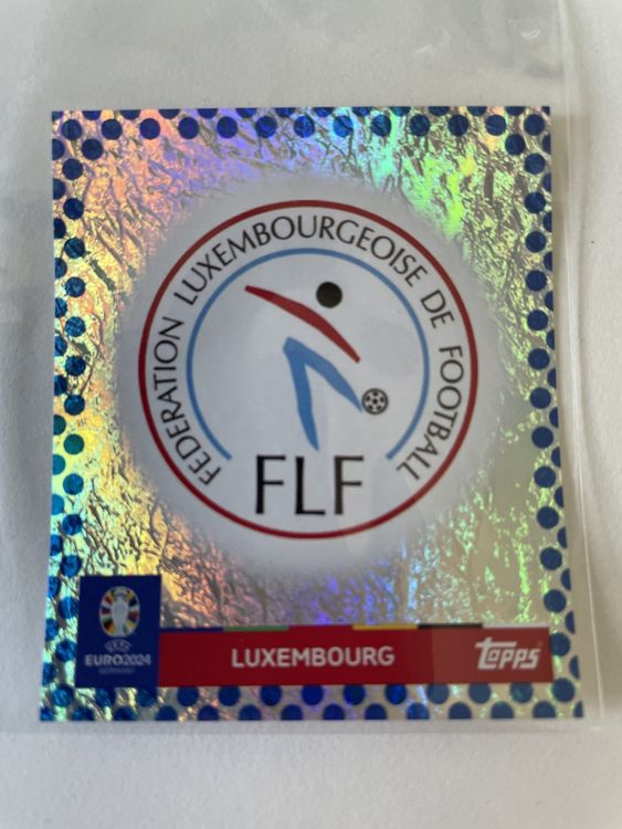 Topps Euro 2024 Luxemburg / Luxembourg Wappen LUX 1 (Neuf (Voir ...