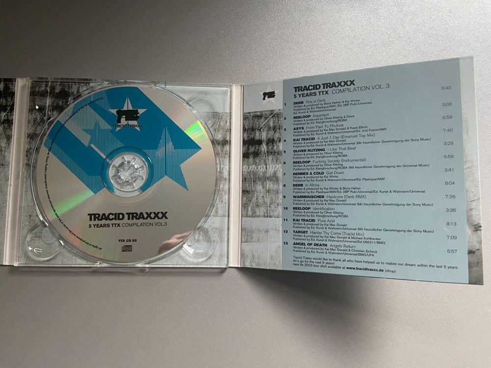 Tracid Traxxx Volume 3 - 5 Years TTX (2003, Digipack, CD) | Kaufen auf ...