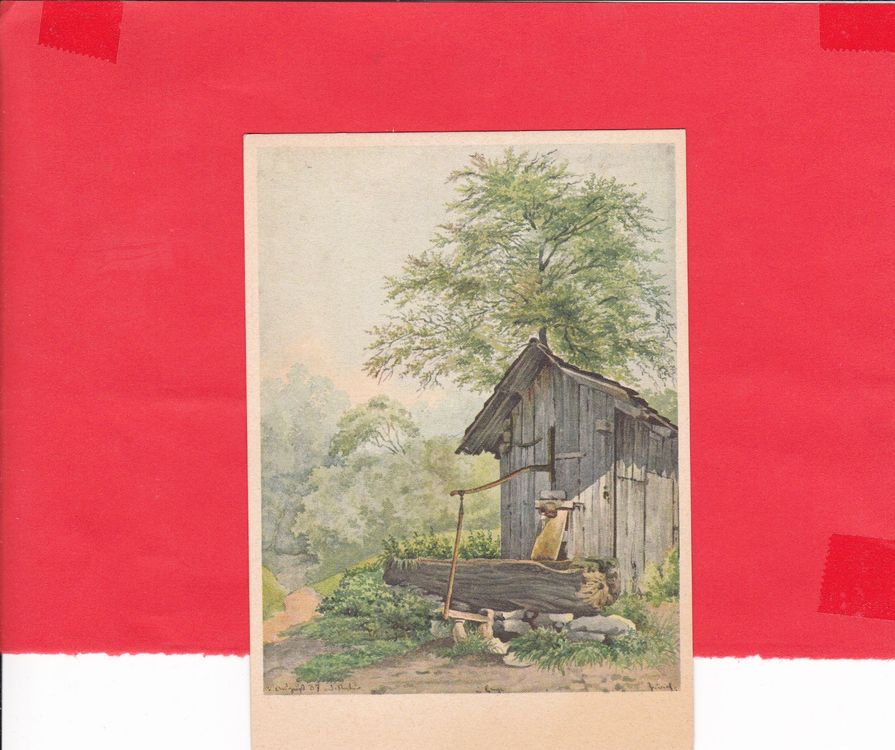 PRO INFIRMIS: Bretterhütte mit Ziehbrunnen | Kaufen auf Ricardo