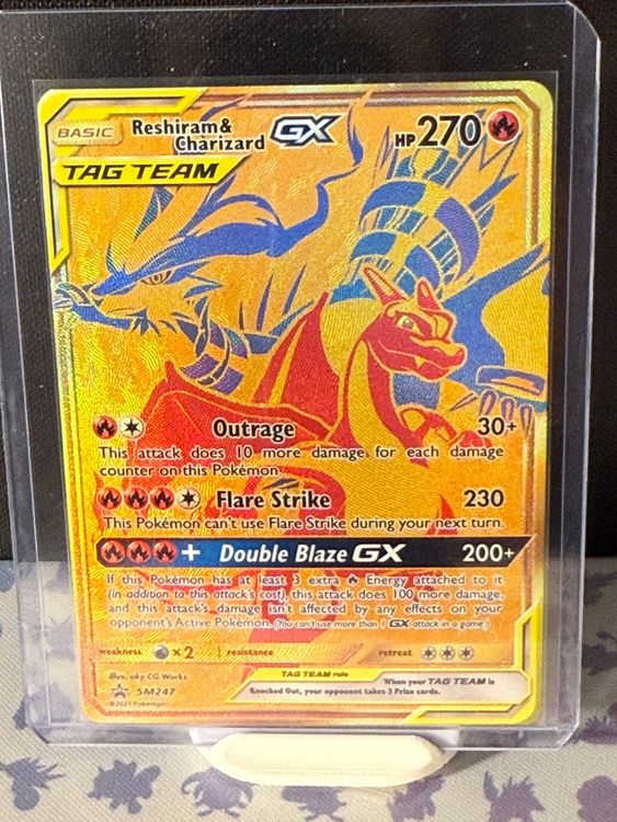 Pokemon Reshiram & Charizard GX (SM 247) (Gebraucht) in Muri AG für CHF 18 – mit Lieferung auf ...