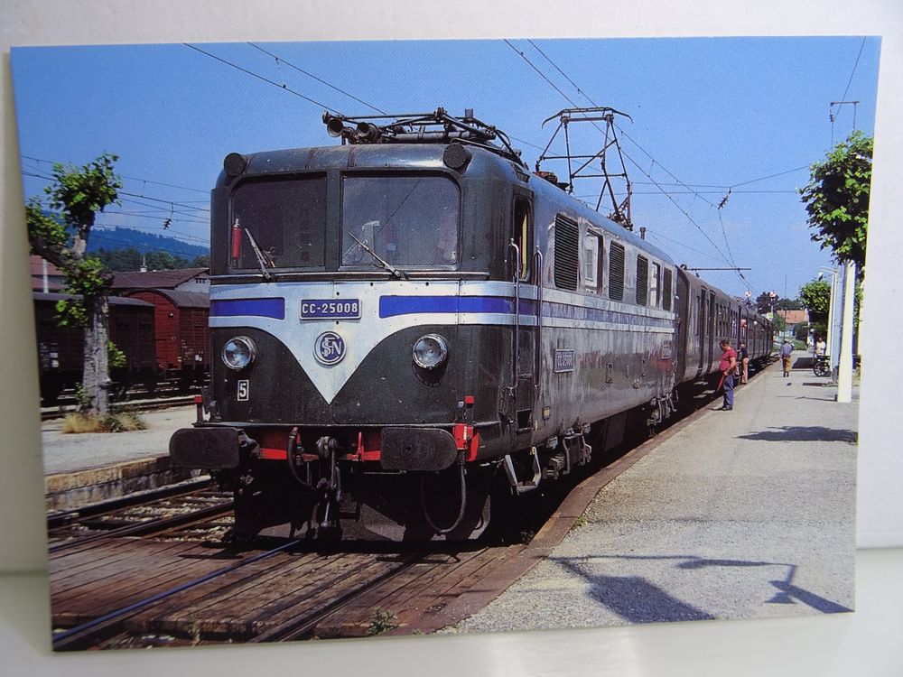 AK SNCF Lokomotive CC 25008 SLM / Roche sur Foron Juni 1977 | Kaufen ...