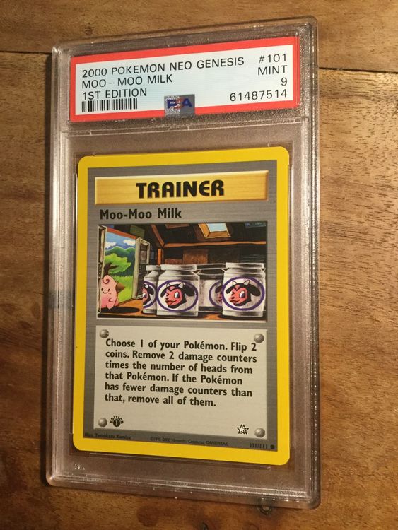 Moo-Moo Milk 1st edition, Neo Genesis (2000), PSA 9 Mint (Gebraucht) in ...