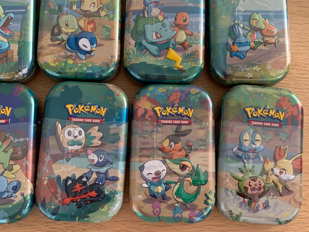 8x Pokemon Celebrations Mini Tins Deutsch Sealed | Kaufen auf Ricardo