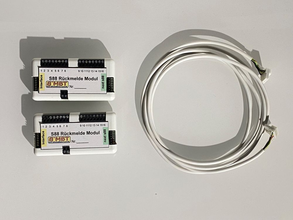 S88 Decoder / Rückmelde Modul (2x) BMBT (Gebraucht) in Zihlschlacht für ...