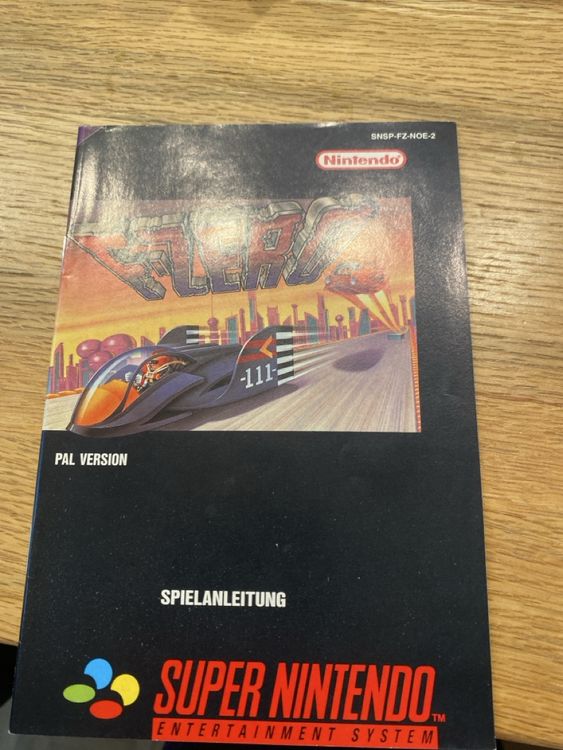 SNES F-Zero Manual, PAL Version, German (Gebraucht) in Amriswil für CHF 6 – mit Lieferung auf ...