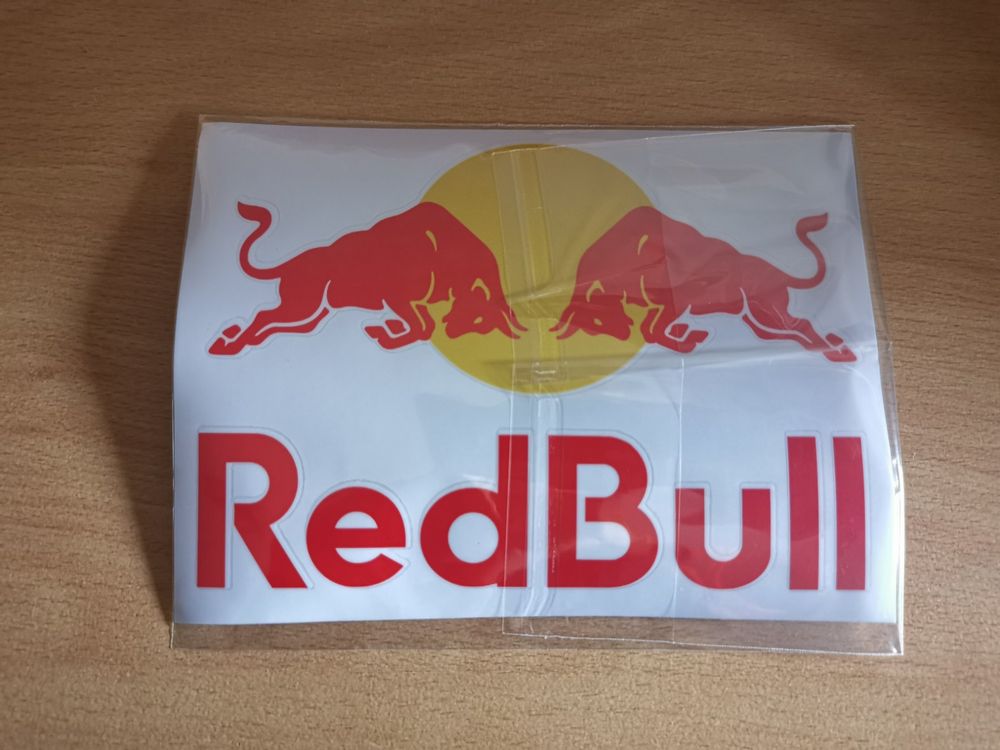 Red Bull Sticker Aufkleber Gelb_Rot (Neu und originalverpackt) in ...