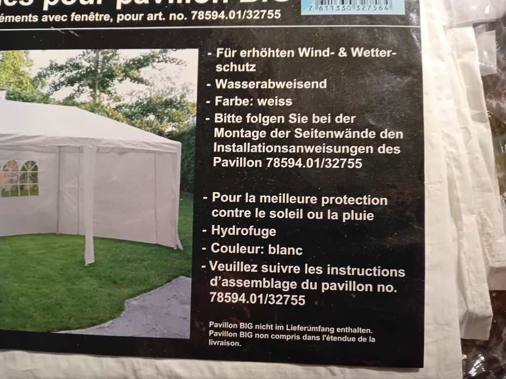 Pavillon Seitenteile BIG, 3 Stk., Neu & Originalverpackt! (Neu und ...