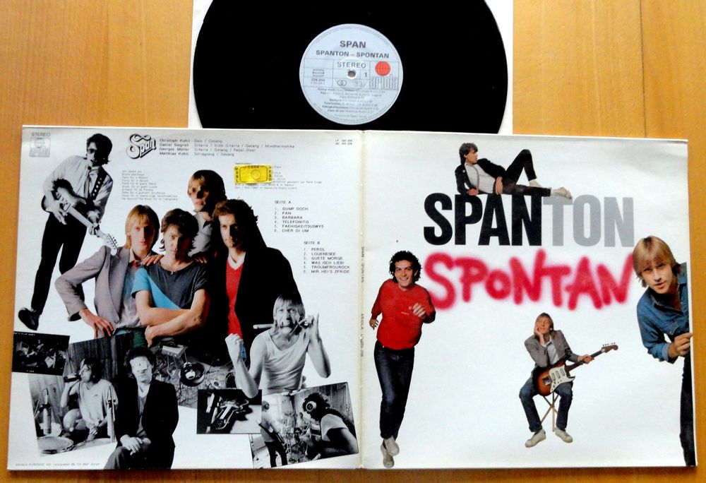 LP SPAN spanton spontan 1982 SWISS ROCK KULT | Kaufen auf Ricardo