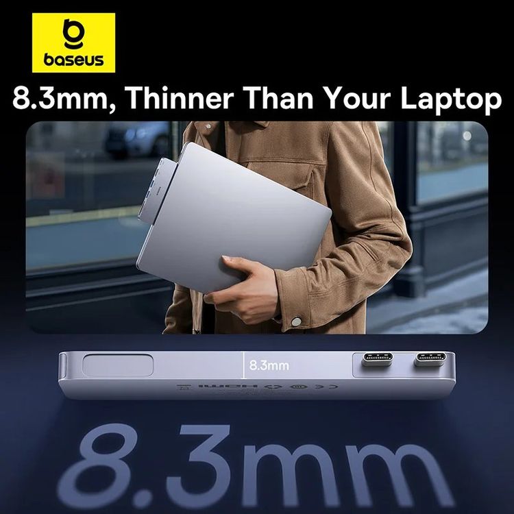 Baseus double USB-C Hub (Neuf avec emballage d'origine) à Saignelégier ...