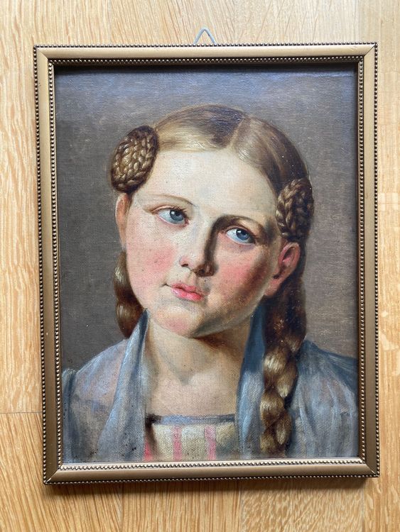 Original antikes Bild Mädchen (Gebraucht) in Sins für CHF 36 – nur Abholung auf Ricardo kaufen