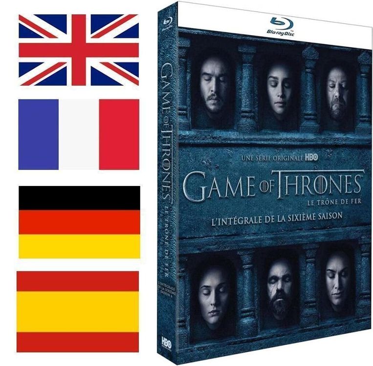 Game of Thrones - Saison 6/Édition Limitée/Trône de Fer/NEW (Neu und originalverpackt) in ...