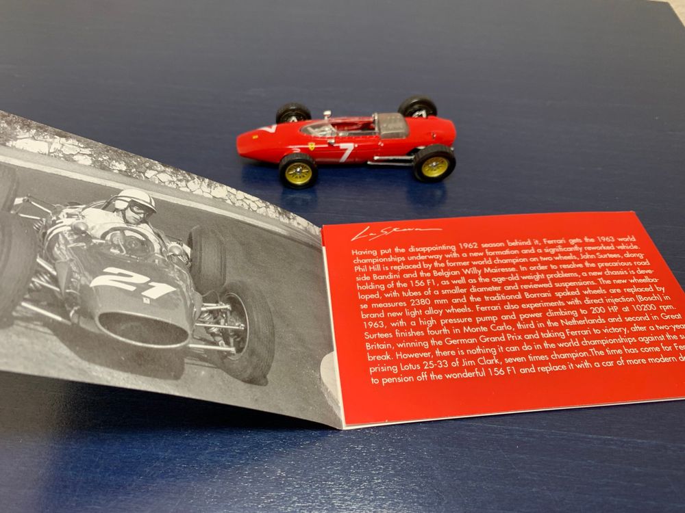 La storia FERRARI * Ferrari 156 F1 1963 John Surtees *1:43 | Kaufen auf ...