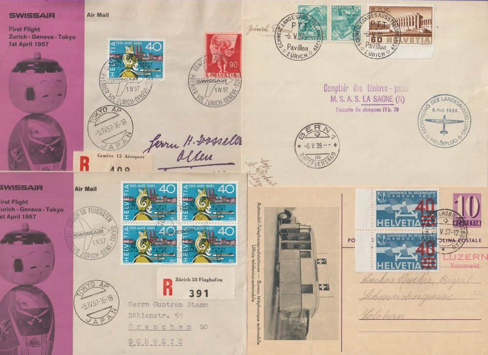 Los mit Flugpost Dokumente | Kaufen auf Ricardo