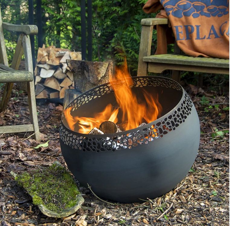 Esschert Design Outdoor Feuerstelle 58 cm Feuerschale (Neu (gemäss ...