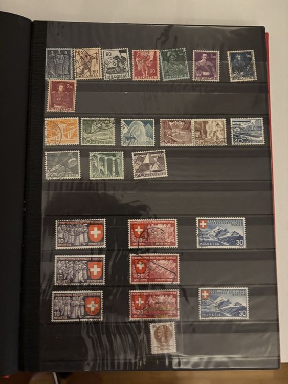 Album mit Schweizer Marken ab ca 1900 (Gebraucht) in Murgenthal für CHF 2 – mit Lieferung auf ...
