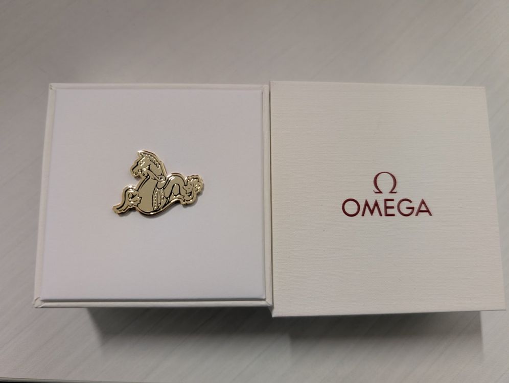 Omega Speadmaster Pin's seahorse rare New (Neu und originalverpackt) in ...