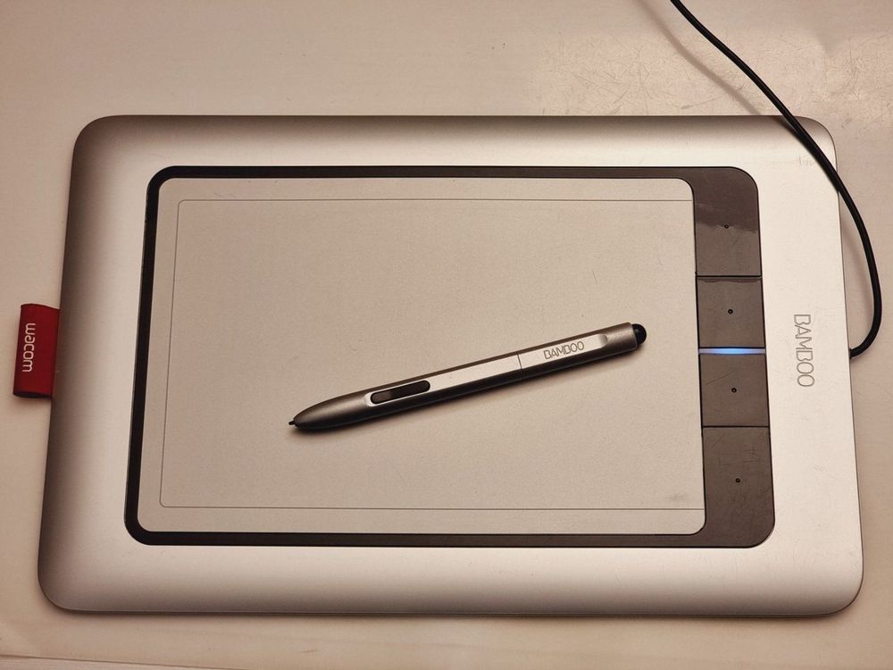 USB Graphik Tablett WACOM CTH-661-DE Bamboo Fun Pen & Touch (Gebraucht ...