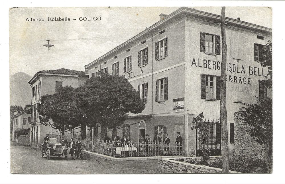 Colico - Comersee (I) Nähe CH-Grenze Albergo Isolabella 1948 (Gebraucht ...