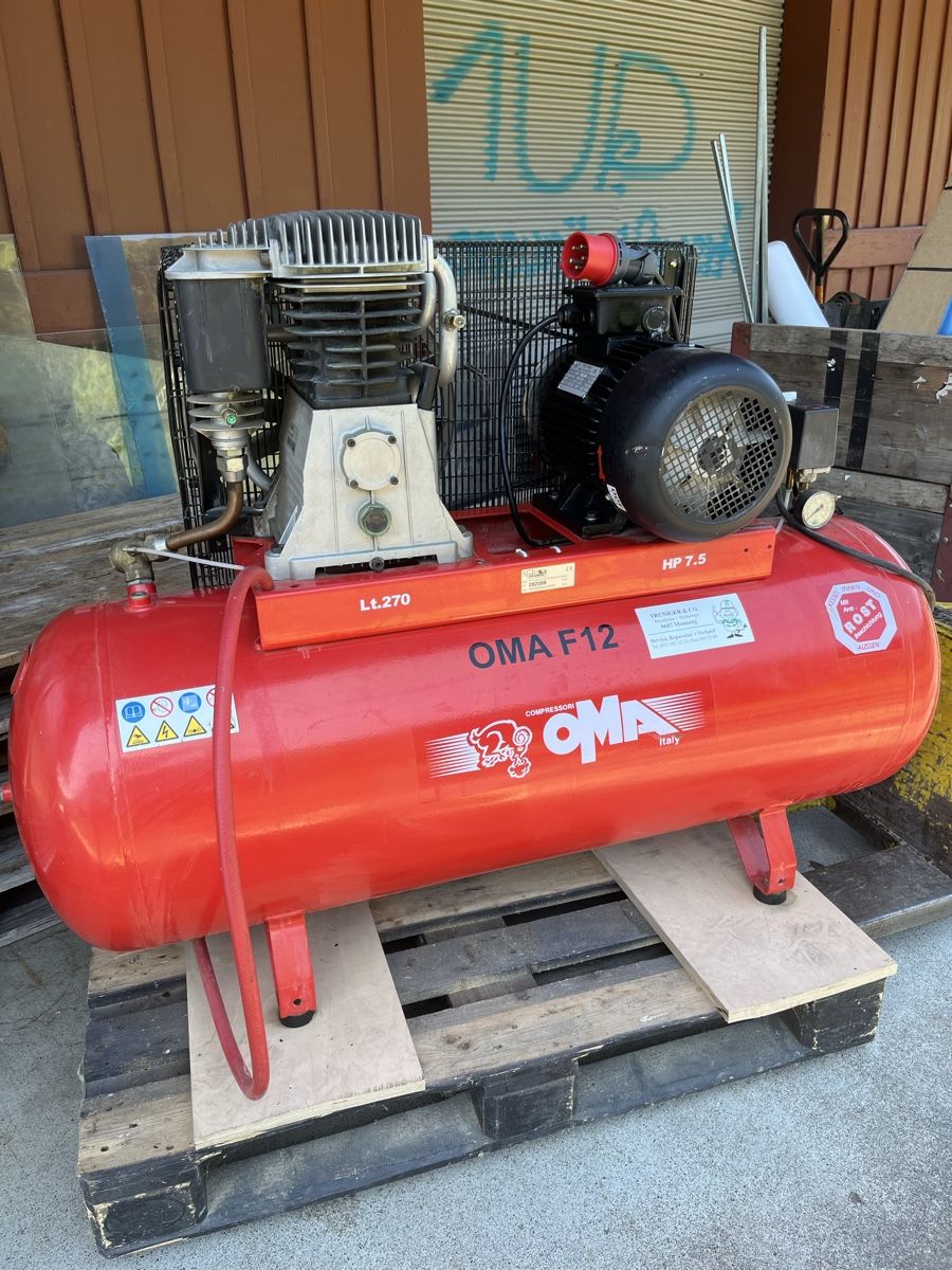 Kolbenkompressor OMA F12, 400V (Gebraucht) in zürich für CHF 1200 – nur Abholung auf Ricardo kaufen