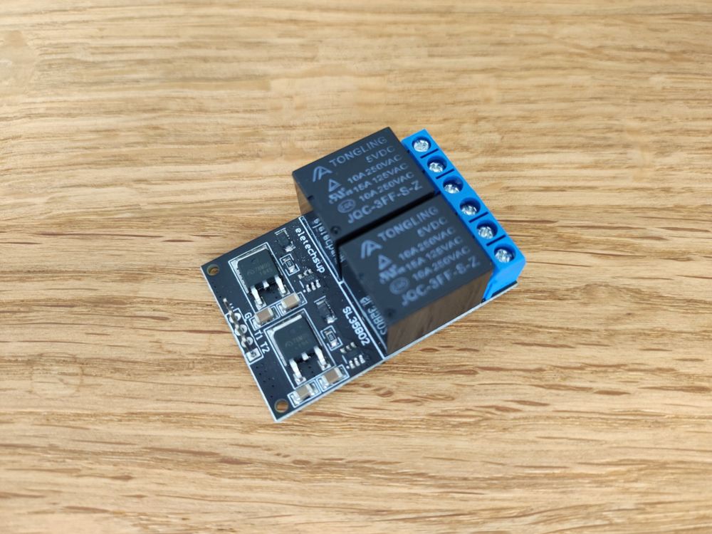 Relaismodul, 2 channel, self locking, 5-24V DC (Neu (gemäss ...