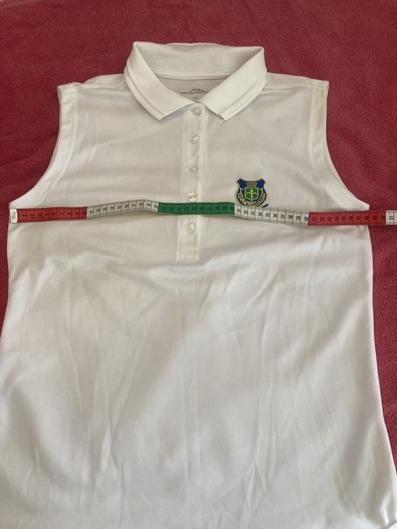 James Nicholson Golf Polo Shirt ärmellos, weiss, M (Gebraucht) in ...