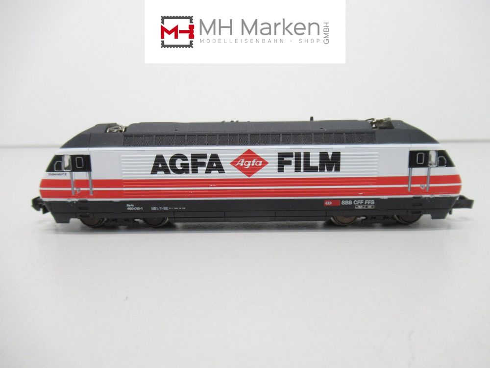 Minitrix 12682 E-Lok Re460 "AGFA" SBB DC GS Analog Spur N | Kaufen auf ...
