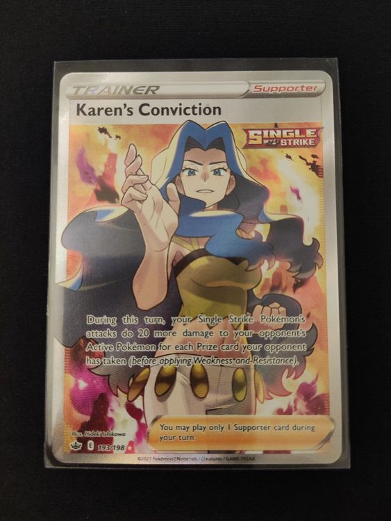 Karen's Conviction Full Art - Pokémon Chilling Reign | Kaufen auf Ricardo