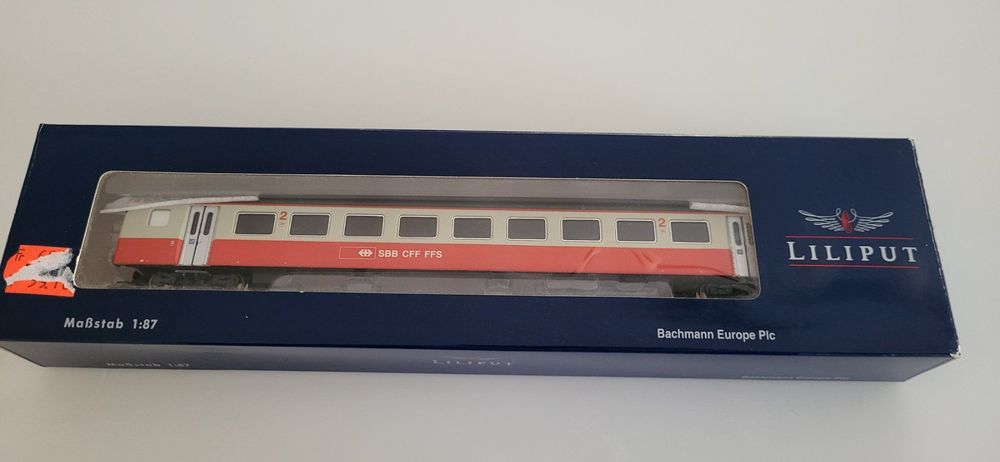 Liliput L388754 2. Klasse Swiss Express EW III H0 DC OVP (Gebraucht) in Huttwil für CHF 147 ...