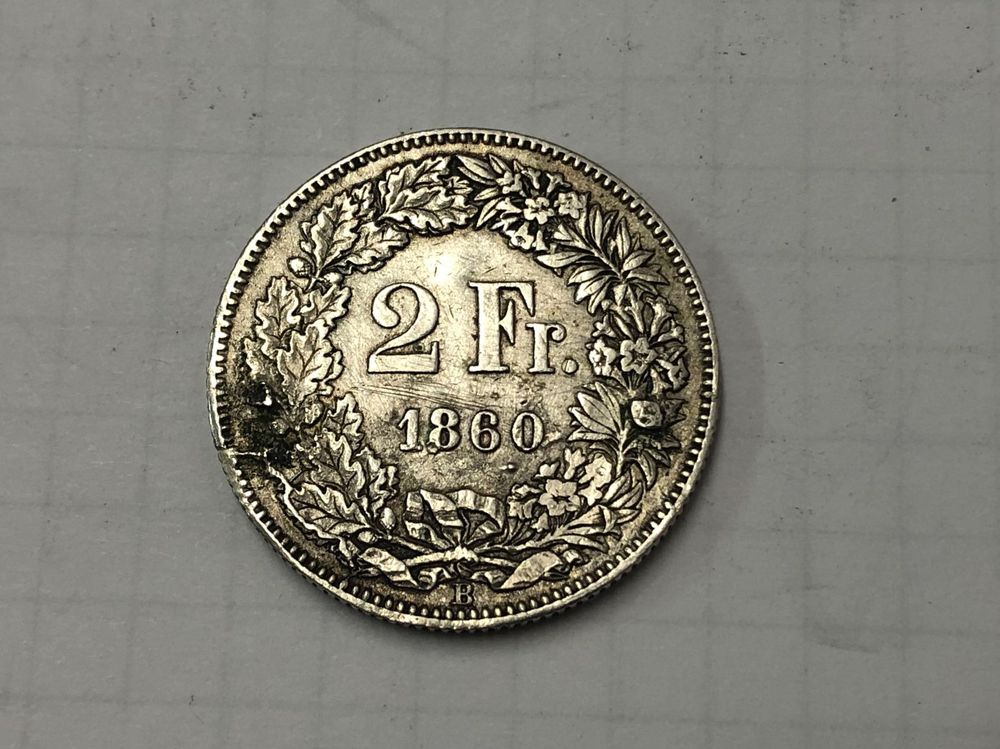 Schweiz - 2 Franken 1860 | Kaufen auf Ricardo