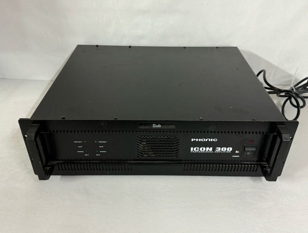 Phonic Subwoofer Verstärker Modell Icon 300 nicht geprüft | Kaufen auf ...