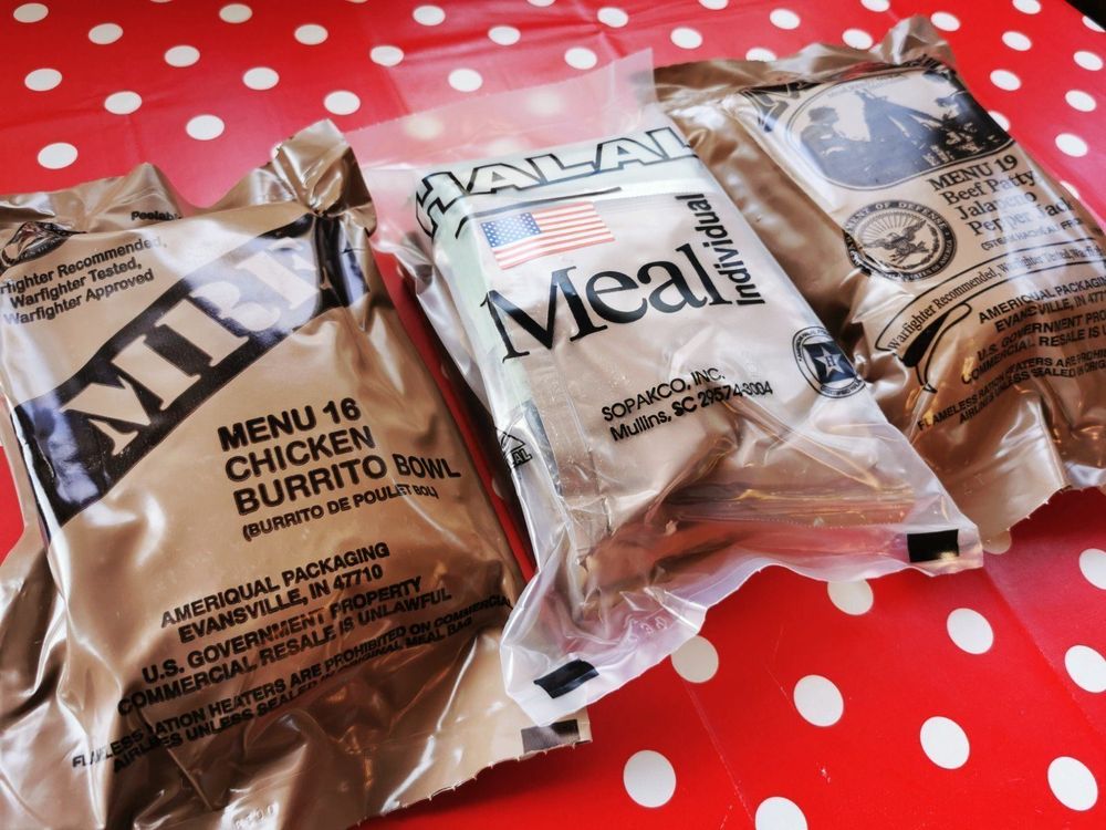 Original US Army MRE 3 Stück! (Neu und originalverpackt) in ...
