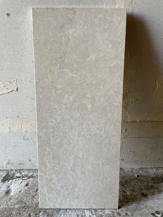 Helle Marmorplatte poliert (90 x 38 x 2.2 cm) | Kaufen auf Ricardo