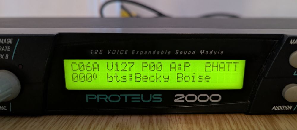 EMU Proteus 2000 with MO PHATT + COMPOSER (Gebraucht) in Montreux für ...