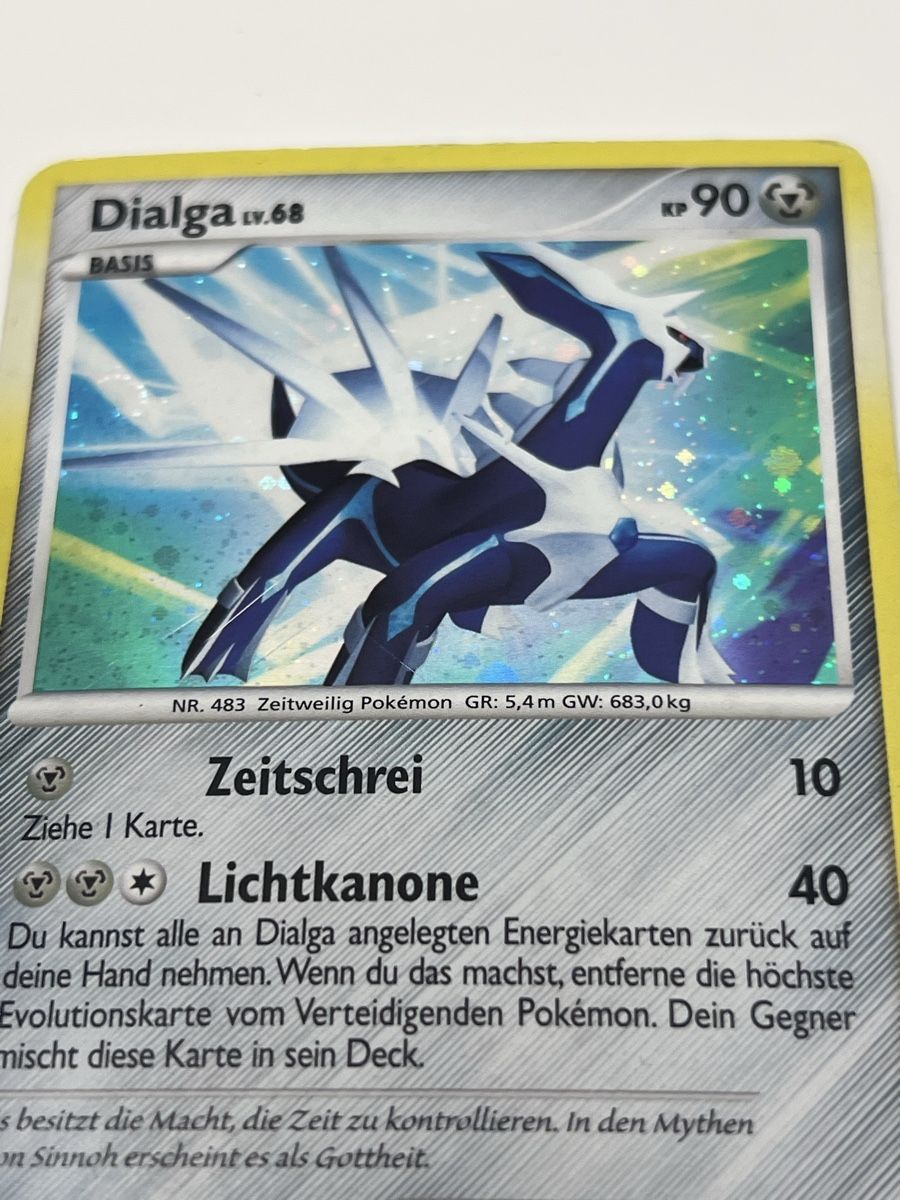 Dialga Level 68 Pokémon Karte - 1/130 Holo von 2007 (Gebraucht) in ...