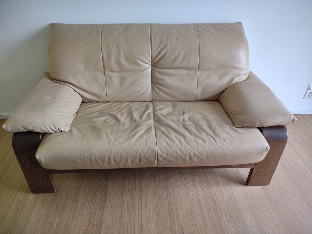 Echt Leder 2 er Couch / Sofa | Kaufen auf Ricardo