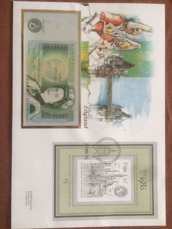Banknotenbrief England (Neu und originalverpackt) in Muralto für CHF 5.95 – mit Lieferung auf ...