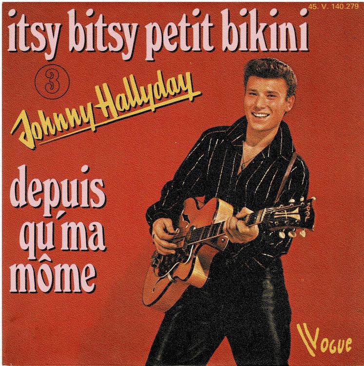 Johnny Hallyday - 45T. Vogue Réédition - Itsy bitsy petit bi | Kaufen auf Ricardo