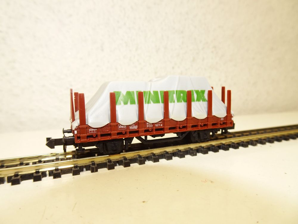 Minitrix Güterwagen DB 527-6 Rungenwagen Ford Spur N 3266 | Kaufen auf ...