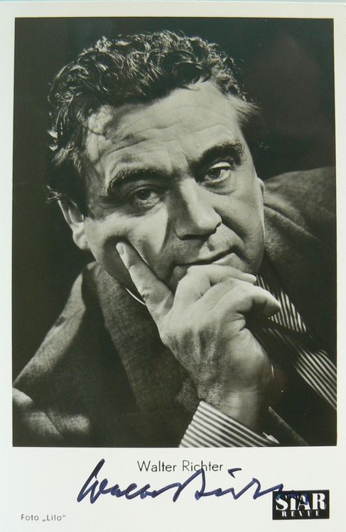 Walter Richter (1905-1985) Schauspieler - Autogramm (Gebraucht) in ...