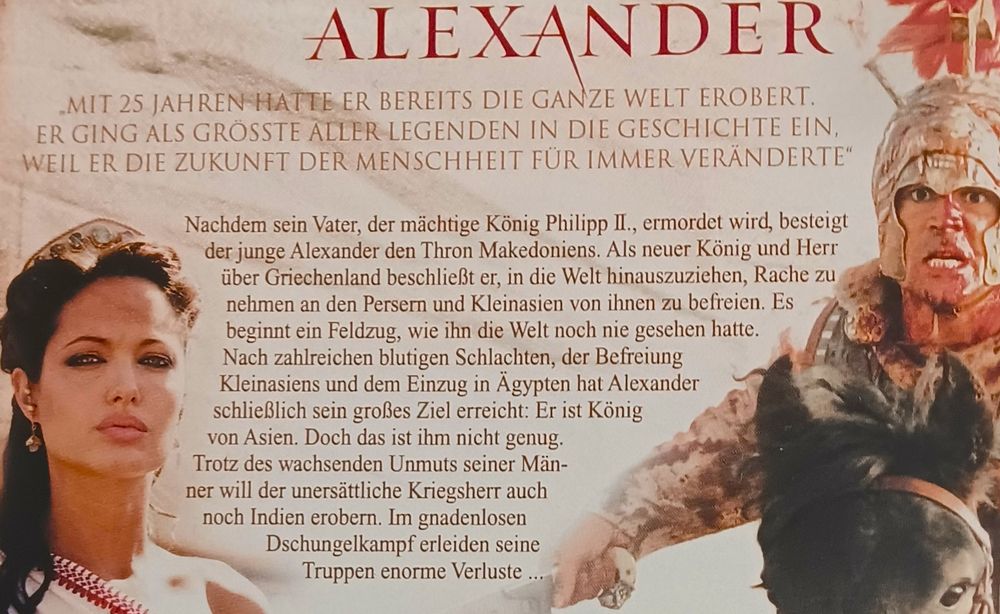 🎞️DVD Alexander - Colin Farrell, Angelina Jolie, Val Kilmer (Gebraucht ...