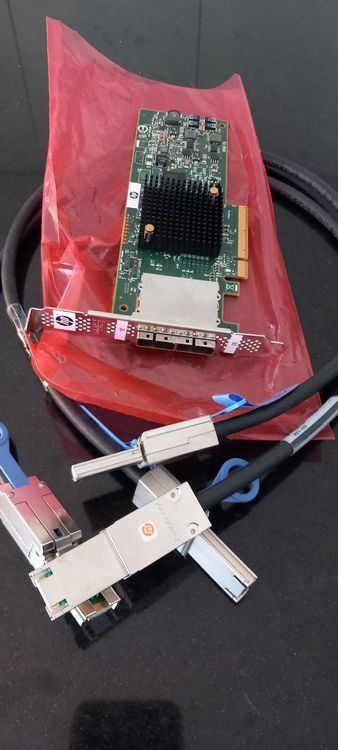 HP 660087-001 6G SAS Adapter 9207-8e (mit 2 x 6G SAS Kabel) | Kaufen ...