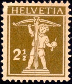 TELLKNABE MIT ARMBRUST 1928 SBK 169 * | Kaufen auf Ricardo