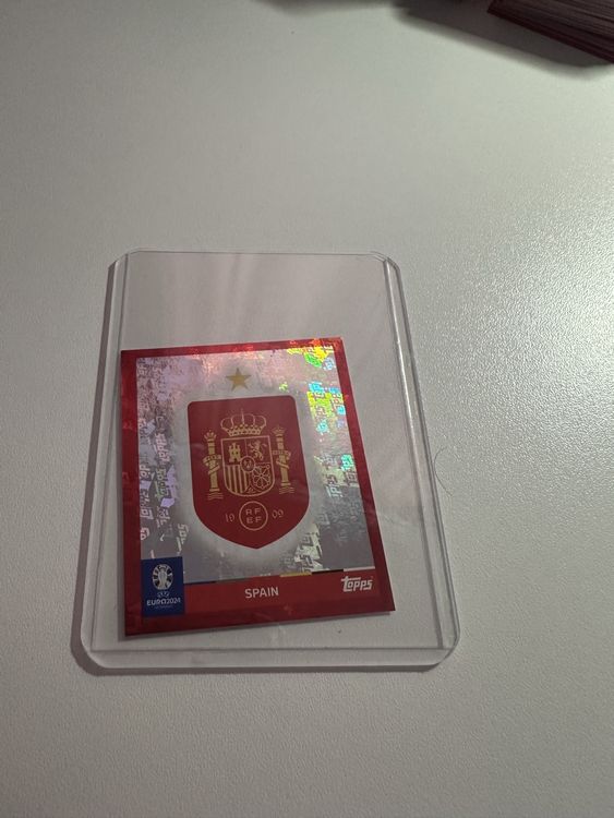 Topps Euro 2024 Esp 1 Spain Wappen Topps Foil Logo | Kaufen auf Ricardo