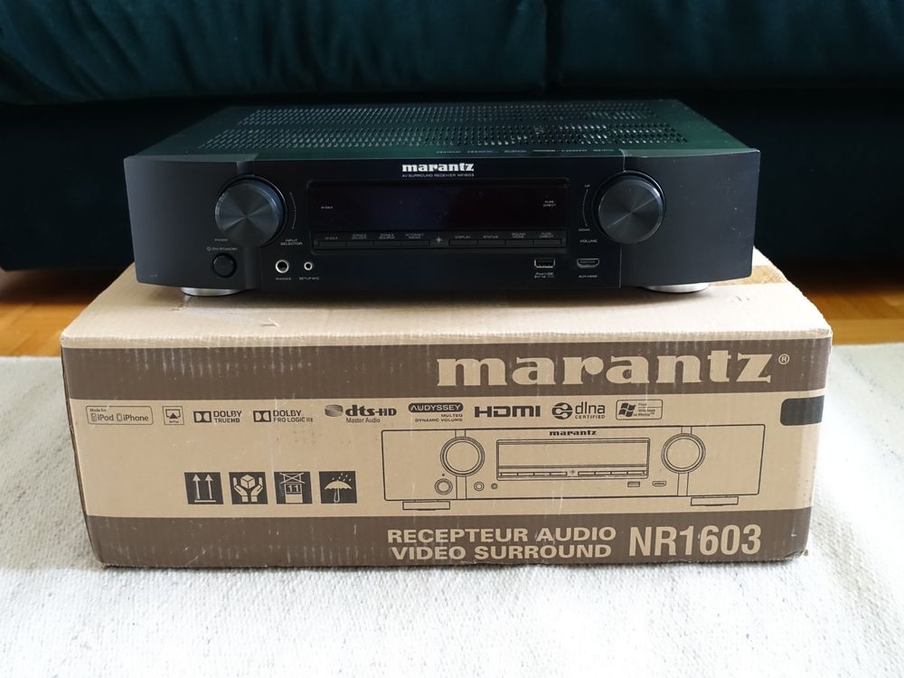 MARANTZ NR 1603 SURROUND RECEIVER (SCHWARZ) | Kaufen auf Ricardo