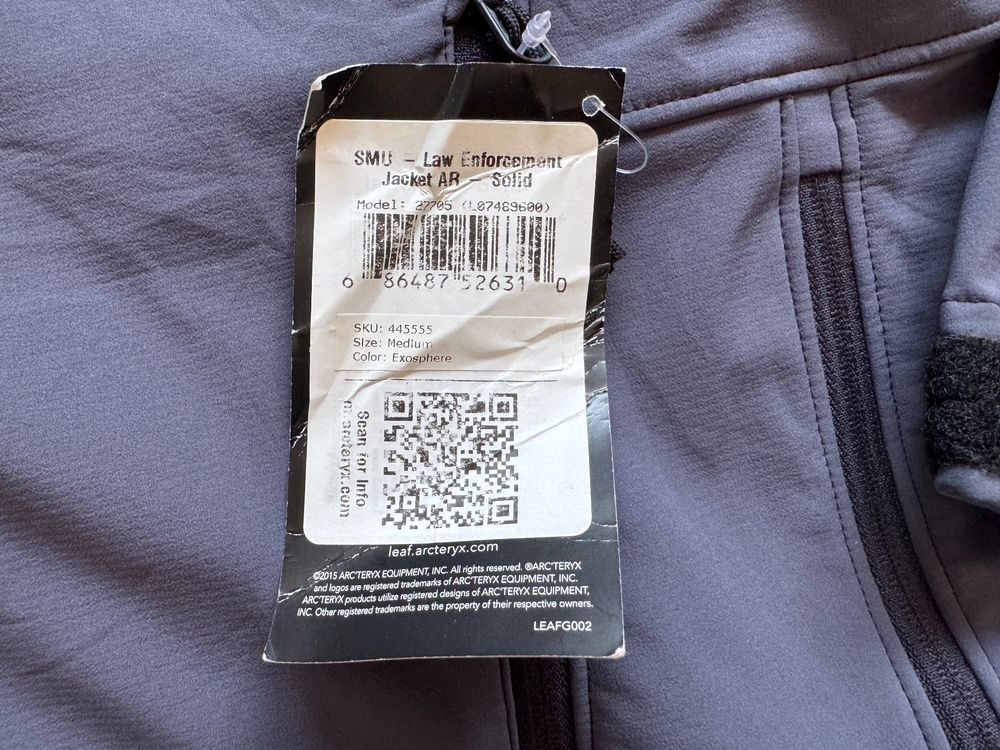 Arc'teryx leaf enforcement Jacket AR NEW MEN Sz M NEW (Neu (gemäss ...