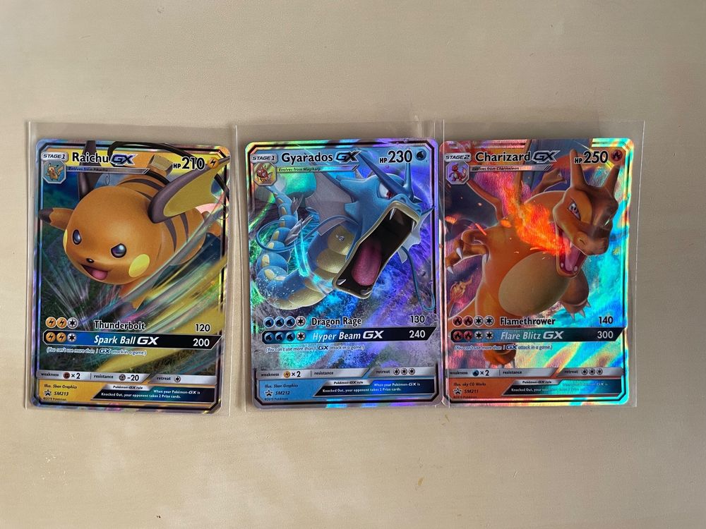 Black Star Promos Raichu, Gyarados, Charizard GX | Kaufen auf Ricardo