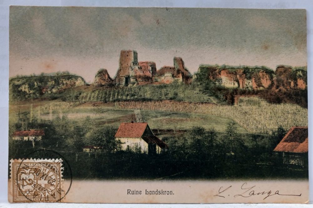 Uralt, Ruine Landskron , Oberelsass, Marienstein, 1904 (Gebraucht) in Aarau Rohr für CHF 7 – mit ...