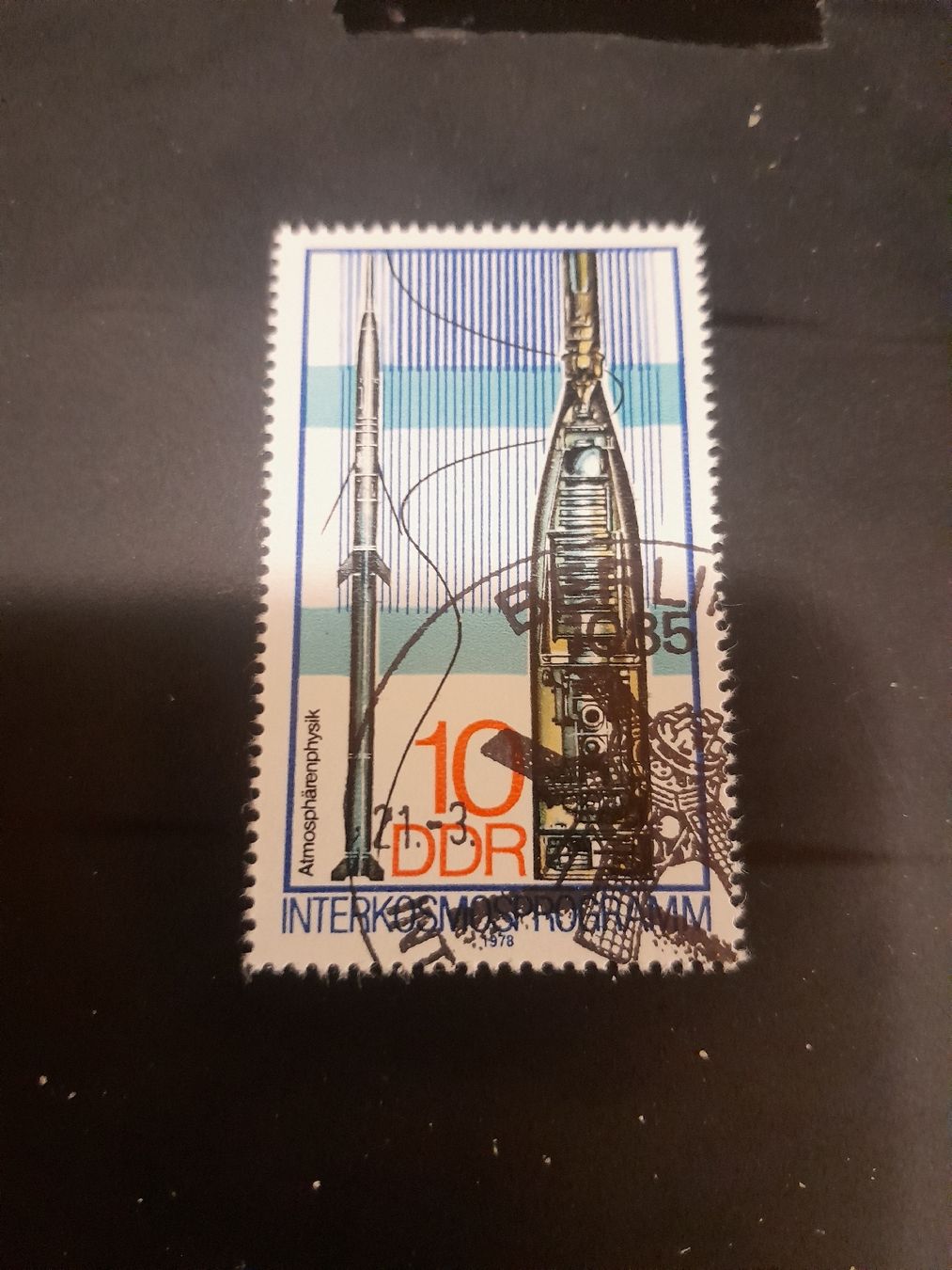 Rare timbre RDA 10, programme Intercosmos, fusée🚀! (Gebraucht) in Marly ...